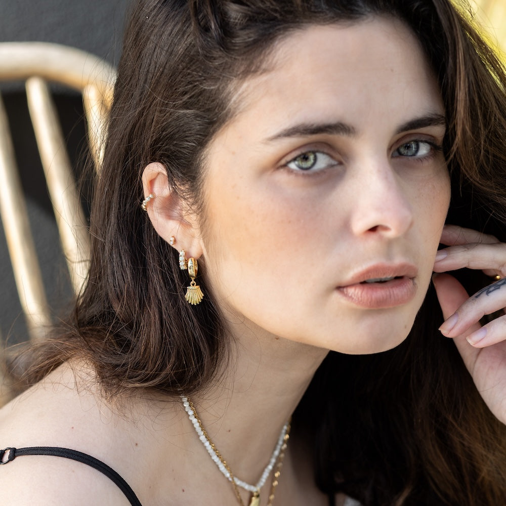 Chunky Scallop Hoop – TheBlondeChaos