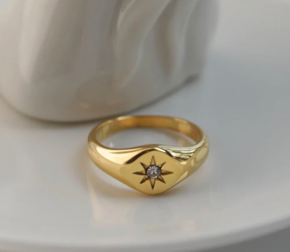 Starburst signet ring – TheBlondeChaos